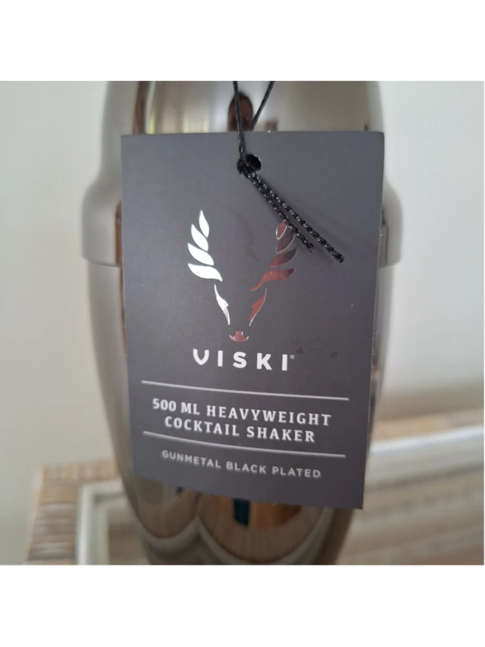 Viski | Dining | Viski Metal Cocktail Shaker Heavyweight Gunmetal Black ...